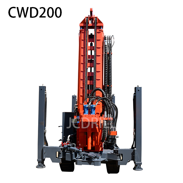 Crawler Mounted Water Well Drilling Rig